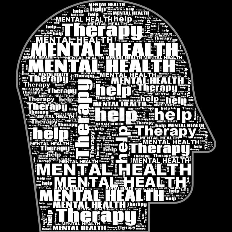 Mental Health Therapy Help Abstract Background Illustration Header ...