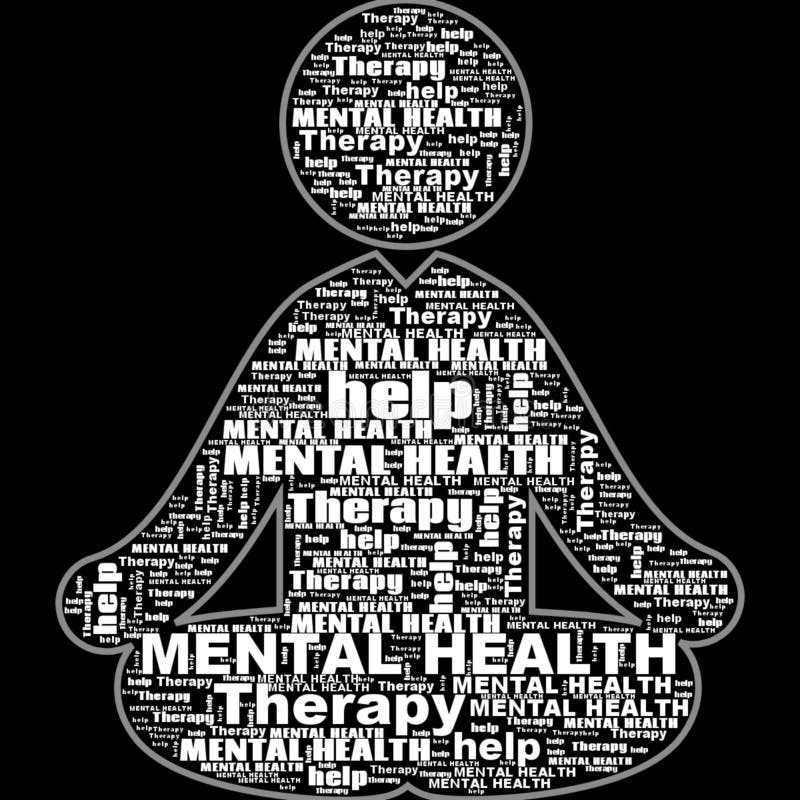 Mental Health Therapy Help Abstract Background Illustration Header ...