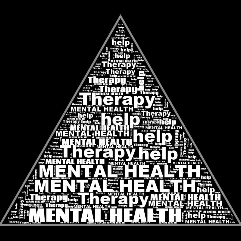 Mental Health Therapy Help Abstract Background Illustration Header ...