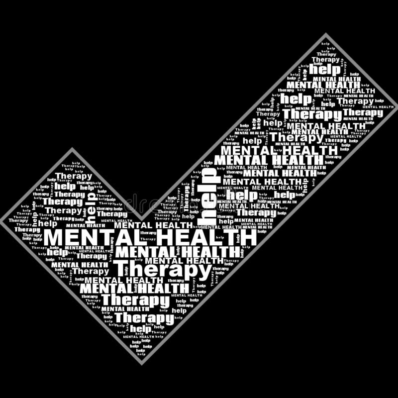 Mental Health Therapy Help Abstract Background Illustration Header ...