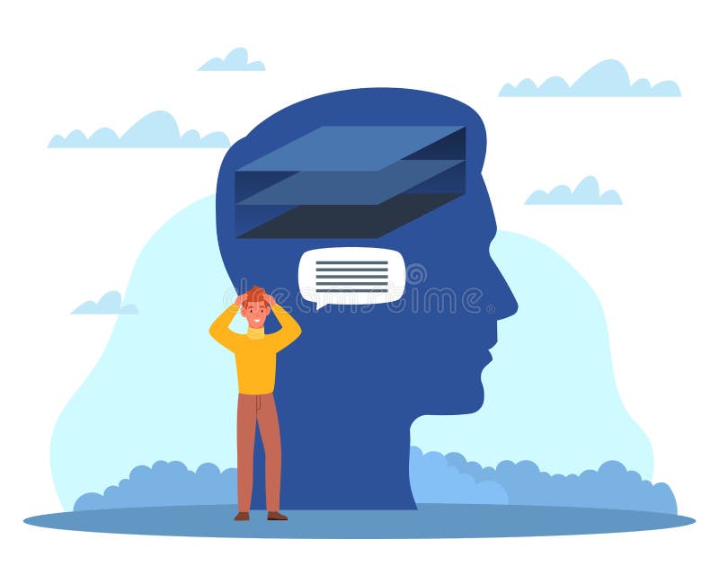 Mental Layers in Mind. Lots of Different Thoughts, Psychological ...