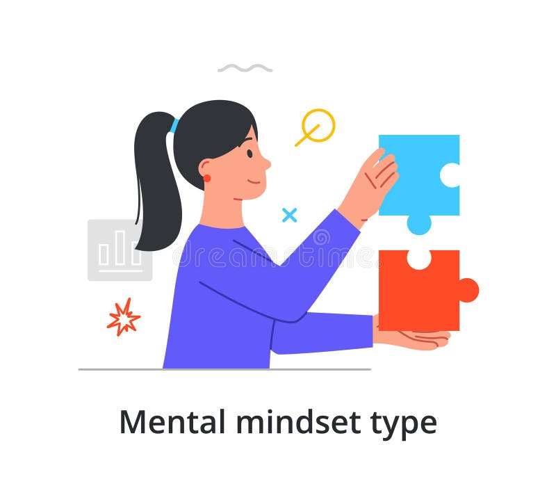 Mindset Woman Stock Illustrations – 1,673 Mindset Woman Stock ...