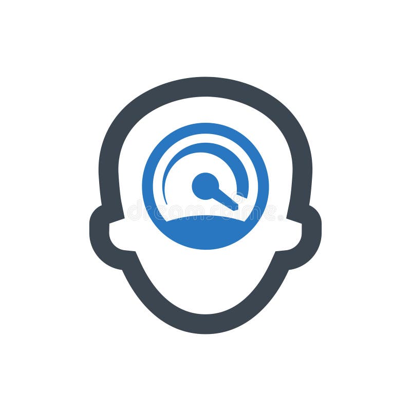 Mental performance icon stock vector. Illustration of head - 184250334