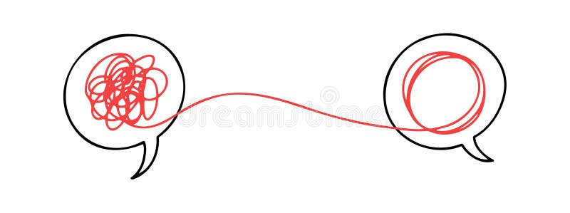 Mental Problem Solving Brainstorm Doodle Concept. Psychologist ...