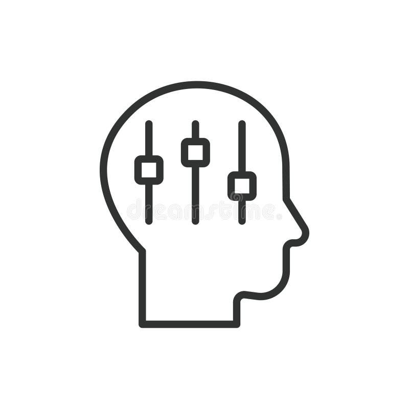 Mental Settings, in Line Design. Mindset, Cognitive, Mental Focus ...