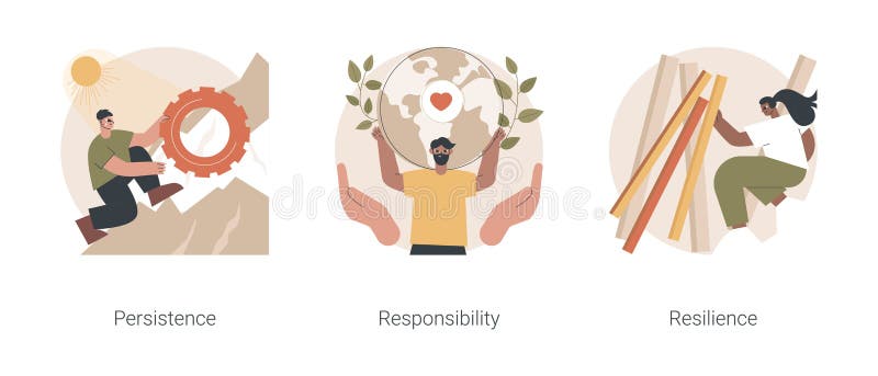 Persistence Abstract Concept Vector Illustration. Stock Vector ...