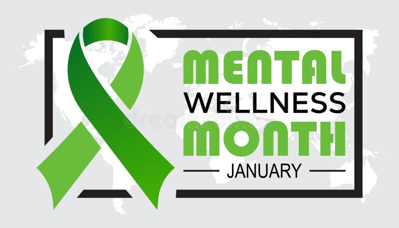 Mental Wellness Month Observed Each Year during January. Healthcare ...