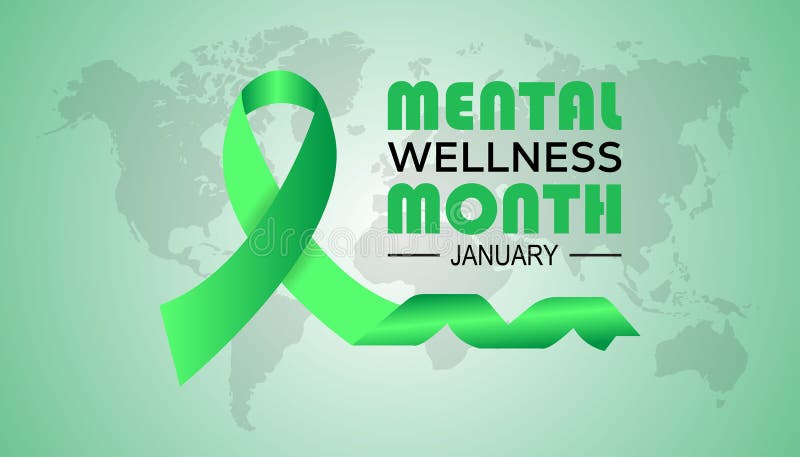 Mental Wellness Month Observed Each Year during January. Healthcare ...