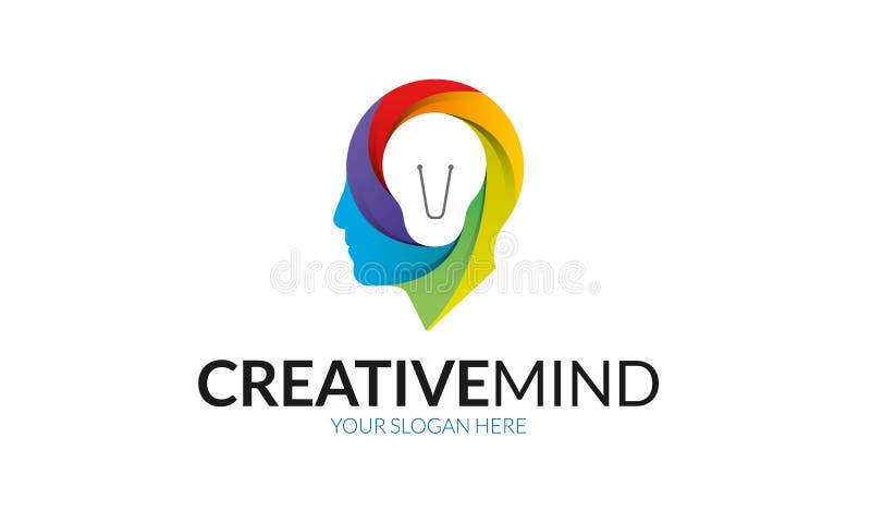 Mente Creativa Logo Template Ilustración del Vector - Ilustración de ...