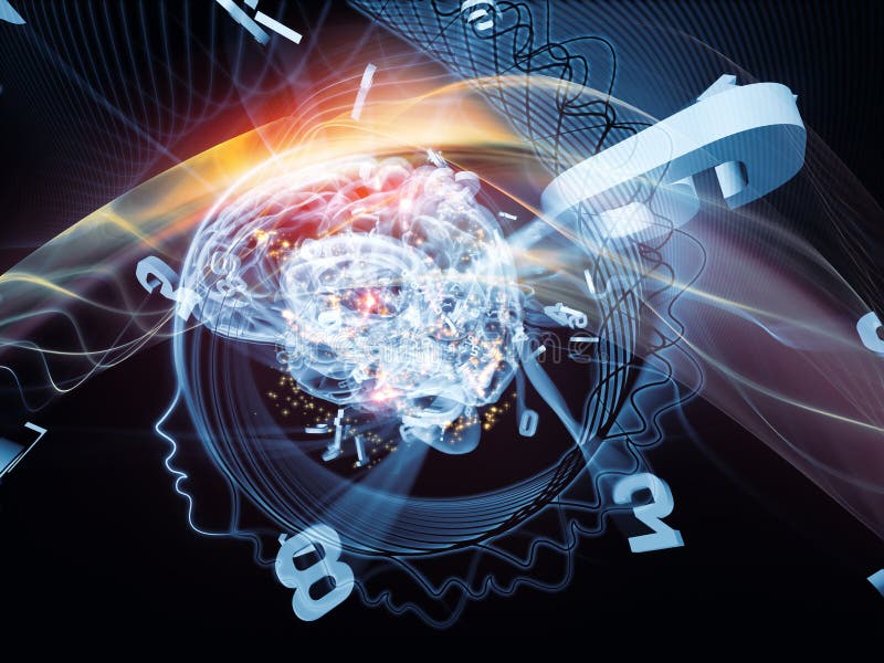 Mente de explosão imagem de stock. Imagem de math, fundo - 45766057