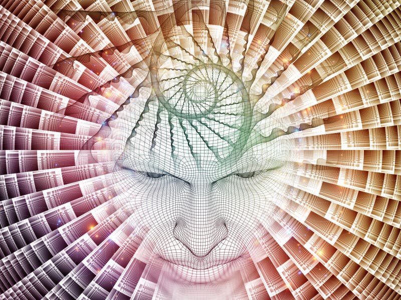 Pintura Metafórico Da Mente Ilustração Stock - Ilustração de sonho ...