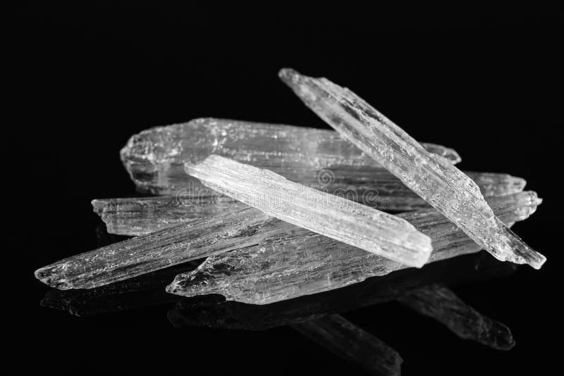 Ice Crystals on a Black Wall Stock Image - Image of breaking, glass ...