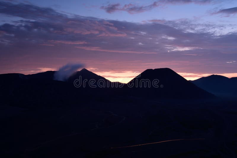 Mentigen Hill, Mount Bromo, Indonesia Stock Image - Image of mountain ...