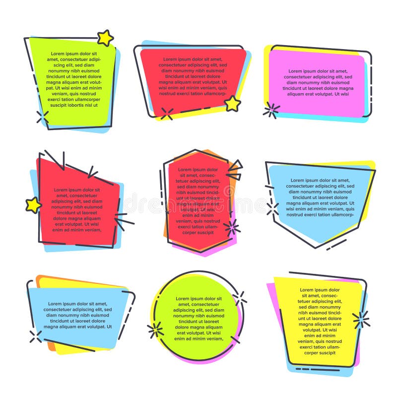 Mention Quotation Template in Frame Quotes Vector Stock Vector ...