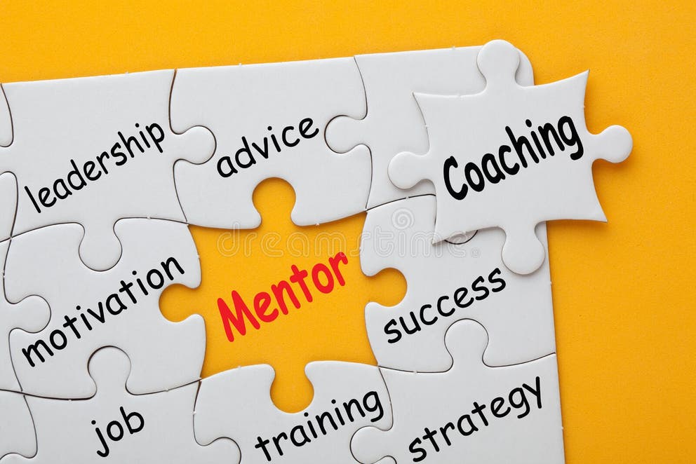 Mentor Coaching Concept stock illustration. Illustration of advice ...