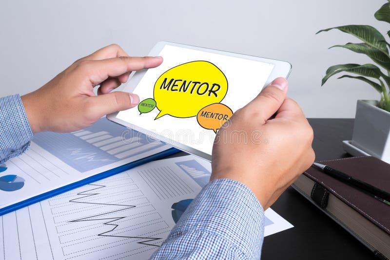 MENTOR CONCEPT stock photo. Image of concept, management - 69192572