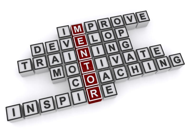 Mentor Improve Develop Training Motivate Coaching Inspire Stock ...
