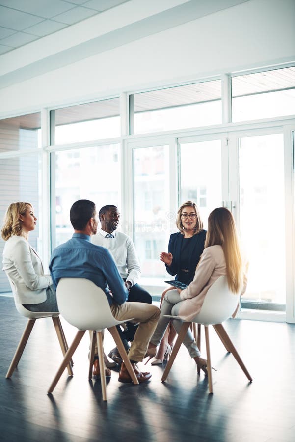 Mentor, Workshop and Talking with Business People in Office for Meeting ...