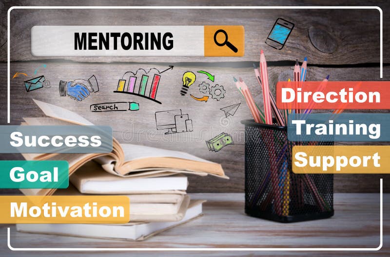 Mentoring Concept Flowchart Stock Photo - Image of expert, creativity ...