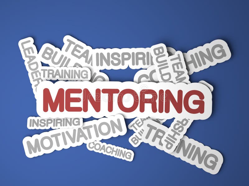 Mentoring Model Diagram Illustration Design Stock Illustration ...