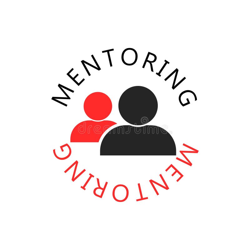 Mentoring Flat Icon Isolated on White Background Stock Vector ...