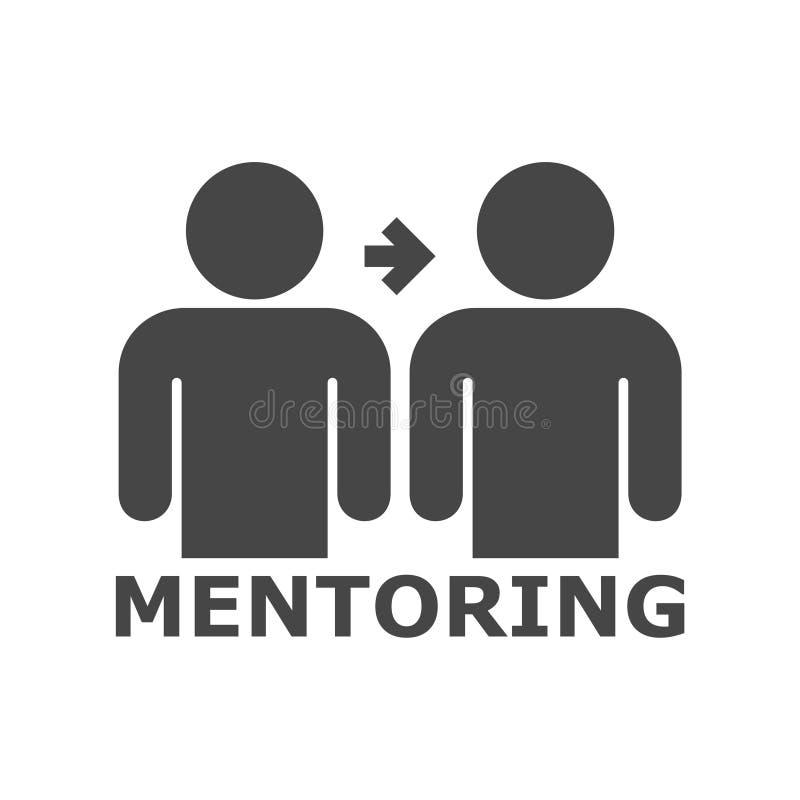 Mentoring Icon, Mentoring Concept, Simple Vector Logo Stock Vector - Illustration of care ...