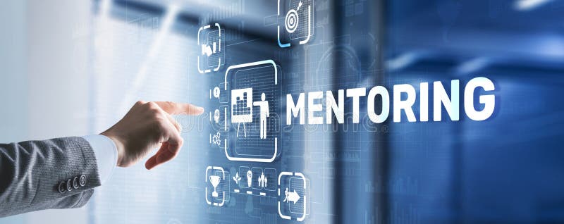 Mentoring Motivation Coaching Career Business Technology Concept Stock ...