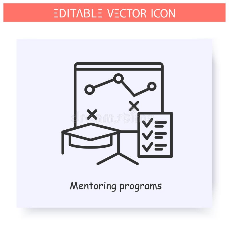 Mentoring Program Brochure Template Stock Vector - Illustration of ...