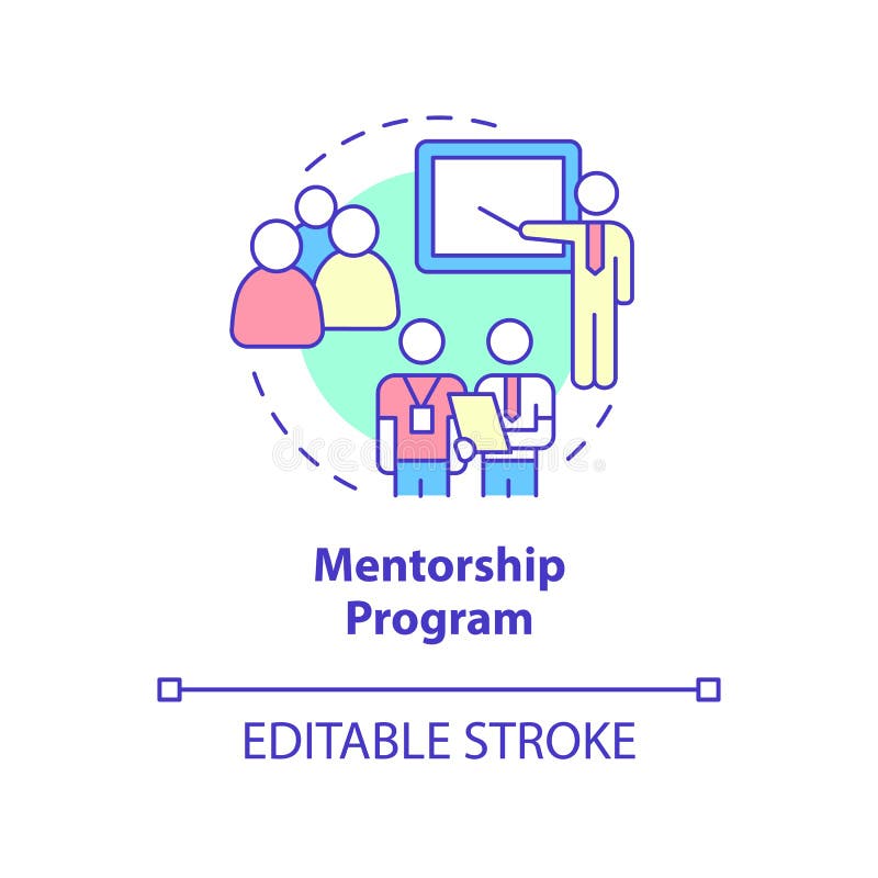 Mentorship Program Concept Icon Stock Vector - Illustration of program ... Mentorship Program Concept Icon Stock Vector - Illustration of program ...