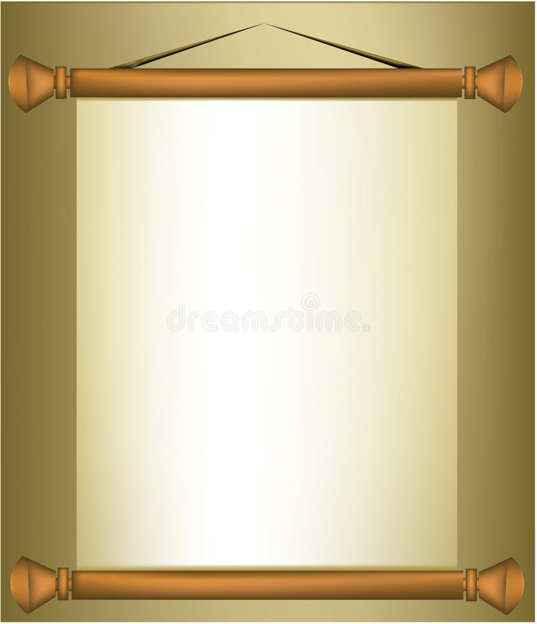 Restaurant Menu on the Old Scroll of Paper Stock Vector - Illustration ...