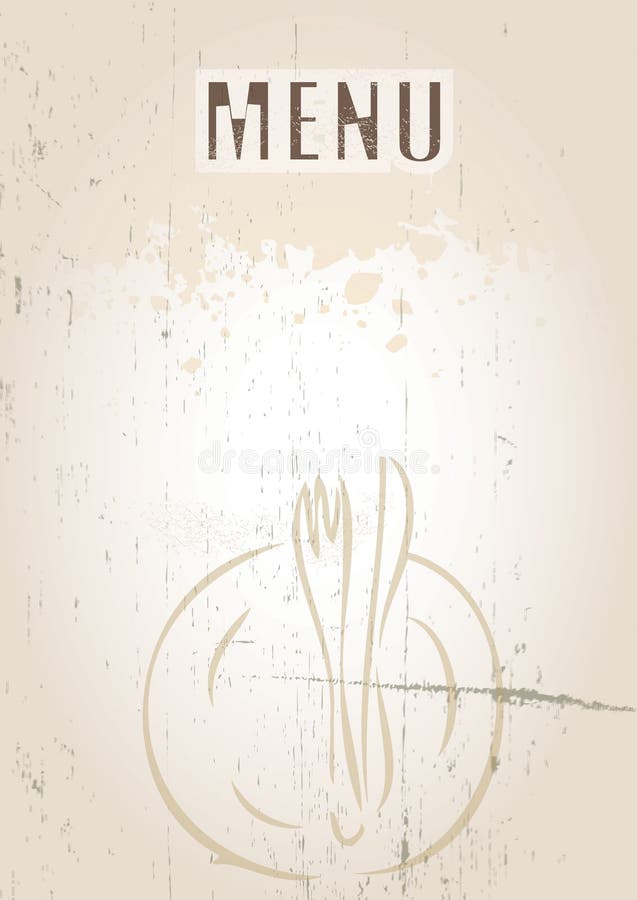 Menu stock illustration. Illustration of background, list - 17625160