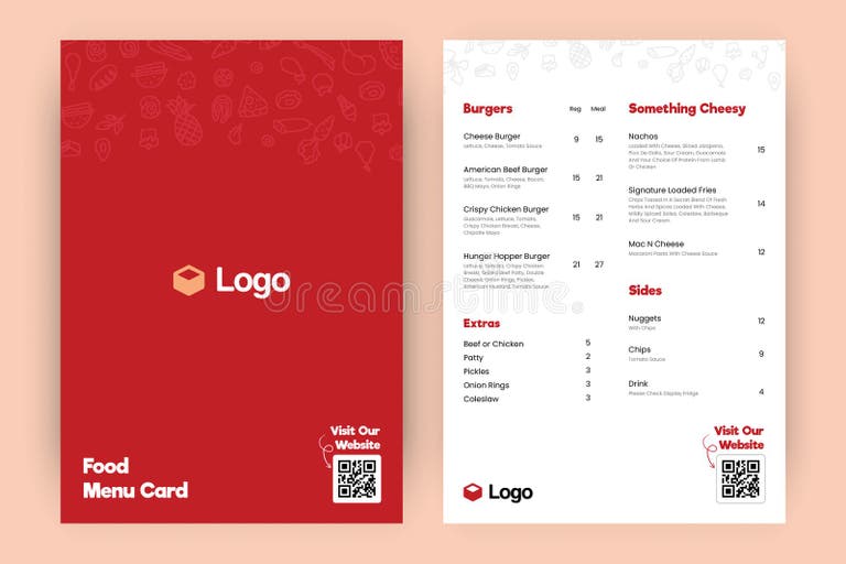 Food Menu Card Stock Illustrations – 108,733 Food Menu Card Stock ...