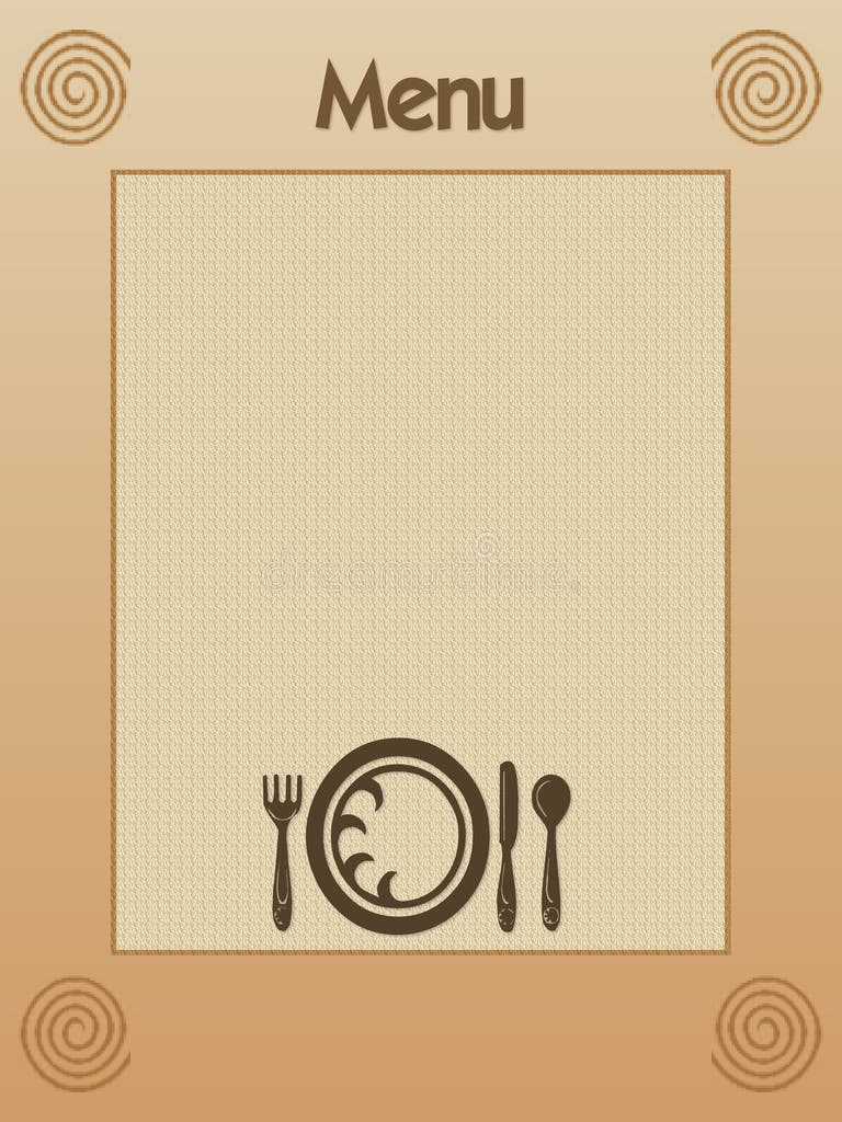 Restaurant Menu Borders Stock Illustrations – 667 Restaurant Menu ...