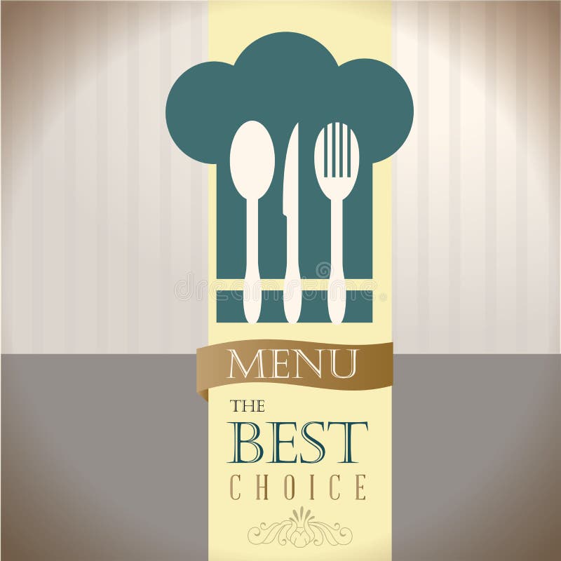 Menu the best choice stock illustration. Illustration of choice - 31433861