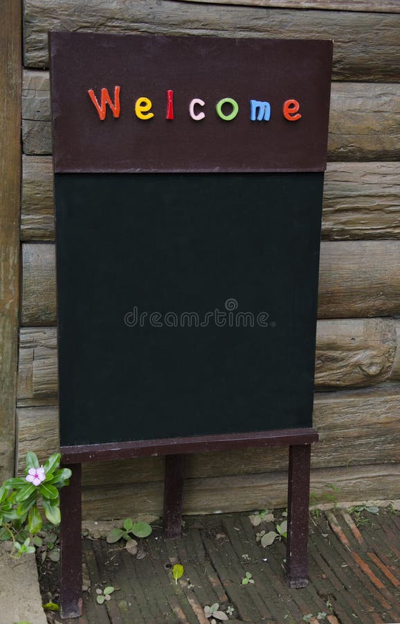 Menu board in cafe stock photo. Image of object, decorate - 44370990