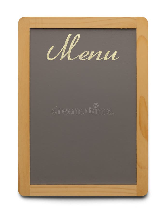 Menu Board stock photo. Image of commercial, blank, isolated - 35210682