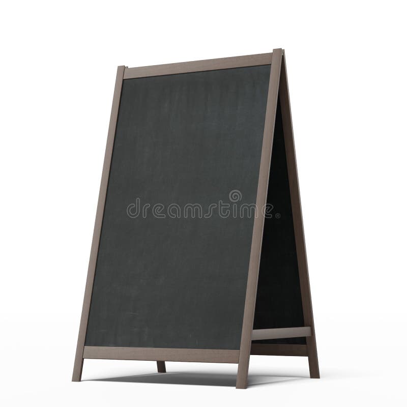 Vector 3d Realistic Blank Wooden Chalk Board for Restaurant Menu Icon ...