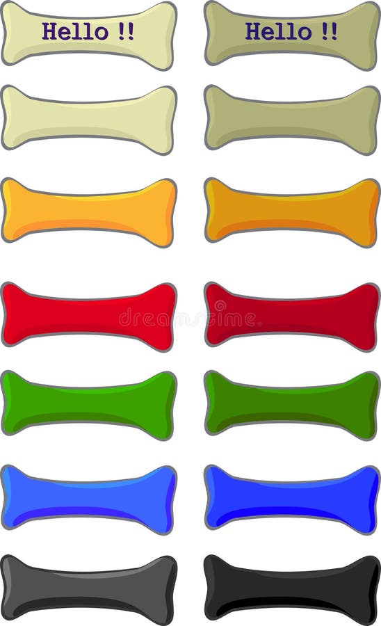 Pressed Unpressed Buttons Stock Illustrations – 22 Pressed Unpressed ...