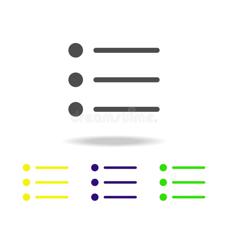 Menu Button Icon Vector Illustration in Trendy Flat Style Stock Vector ...