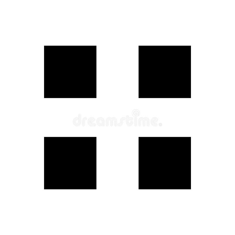 Menu Button Outline Icon Isolated. Symbol, Logo Illustration for Mobile ...