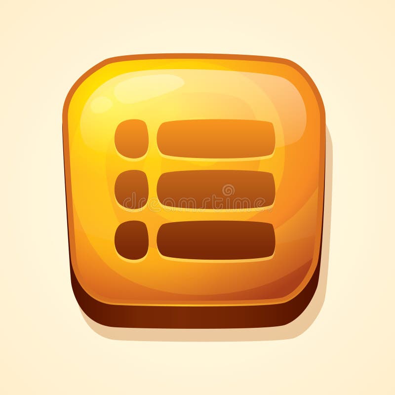 Menu Button. Internet And Web Icons. Stock Illustration - Illustration ...