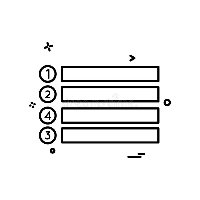 Menu Buttons Icon Design Vector Stock Vector - Illustration of icon ...