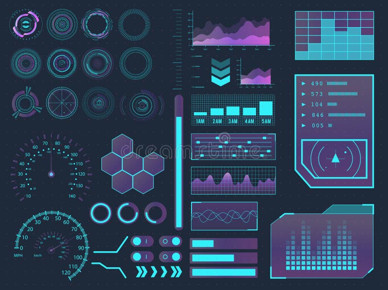 HUD Elements Sci-fi Science Futuristic User Interface. Menu Buttons ... HUD Elements Sci-fi Science Futuristic User Interface. Menu Buttons ...