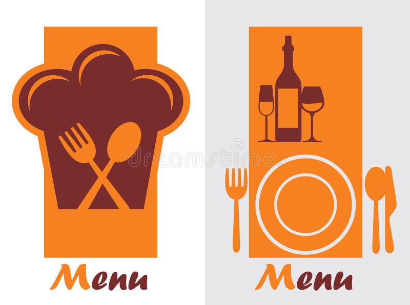 Menu Card stock vector. Illustration of cooking, minimal - 25120884
