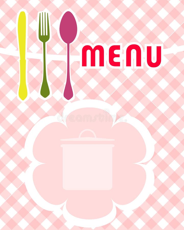 Menu card design stock vector. Illustration of menu, retro - 23047211