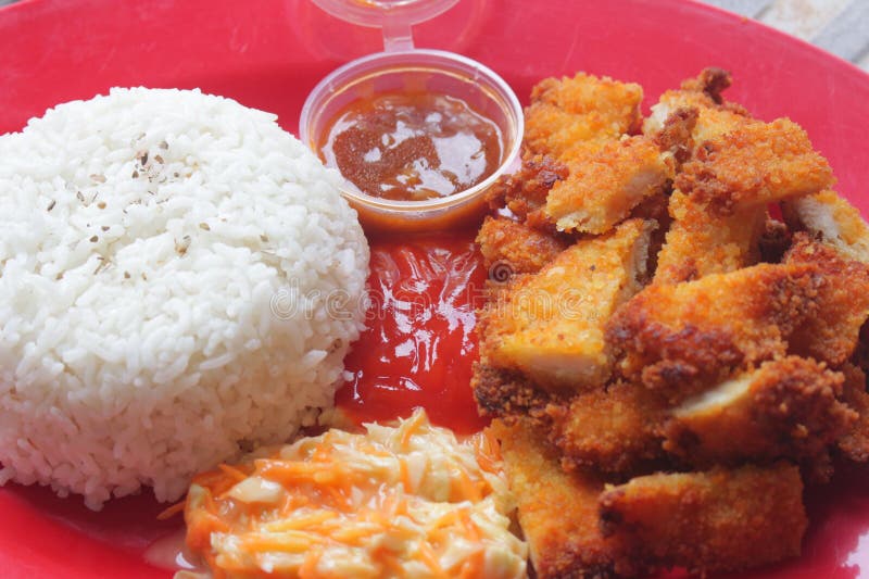 Menu Chicken Katsu 3 stock image. Image of epicure, cookery - 309620147