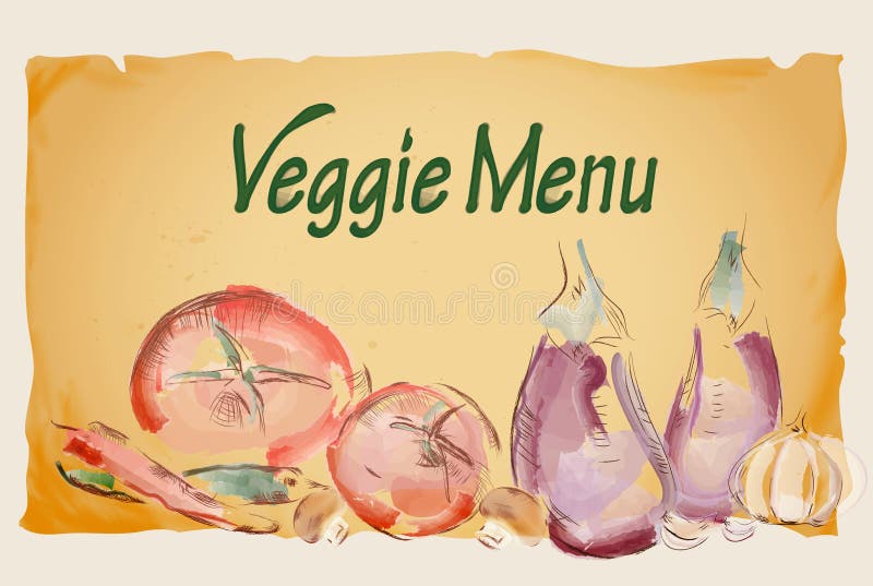 Menu Cover Design stock illustration. Illustration of menu - 58708995