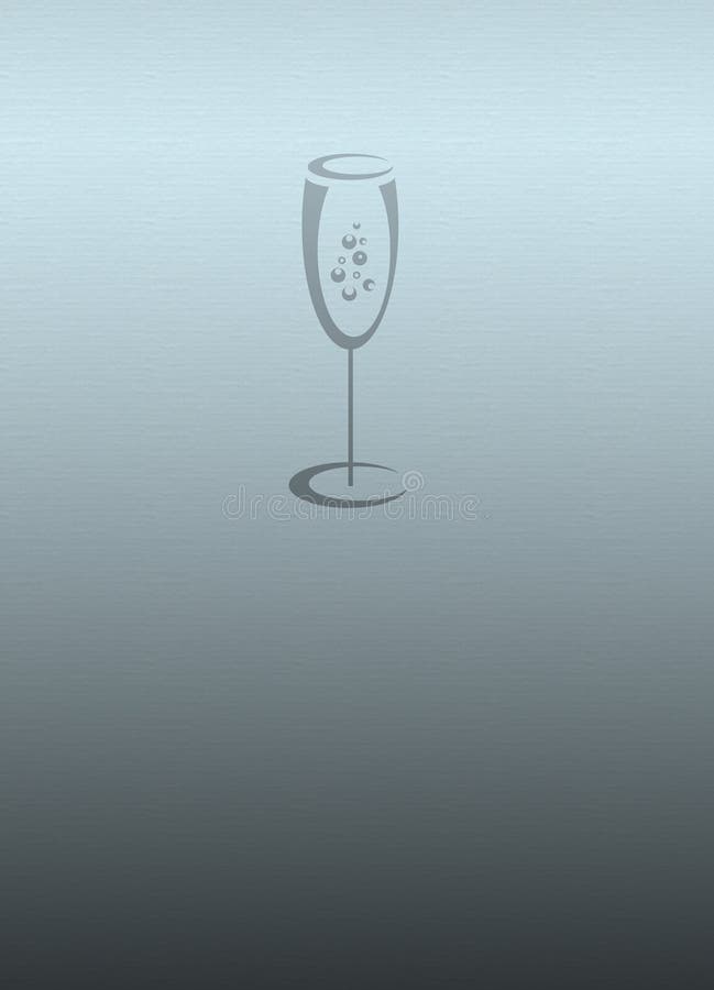 Menu cover with glass stock illustration. Illustration of decoration ...