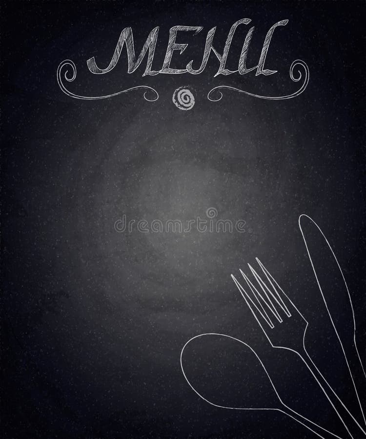 Menu De Restaurant Sur Le Vieux Fond De Papier Illustration Stock ...