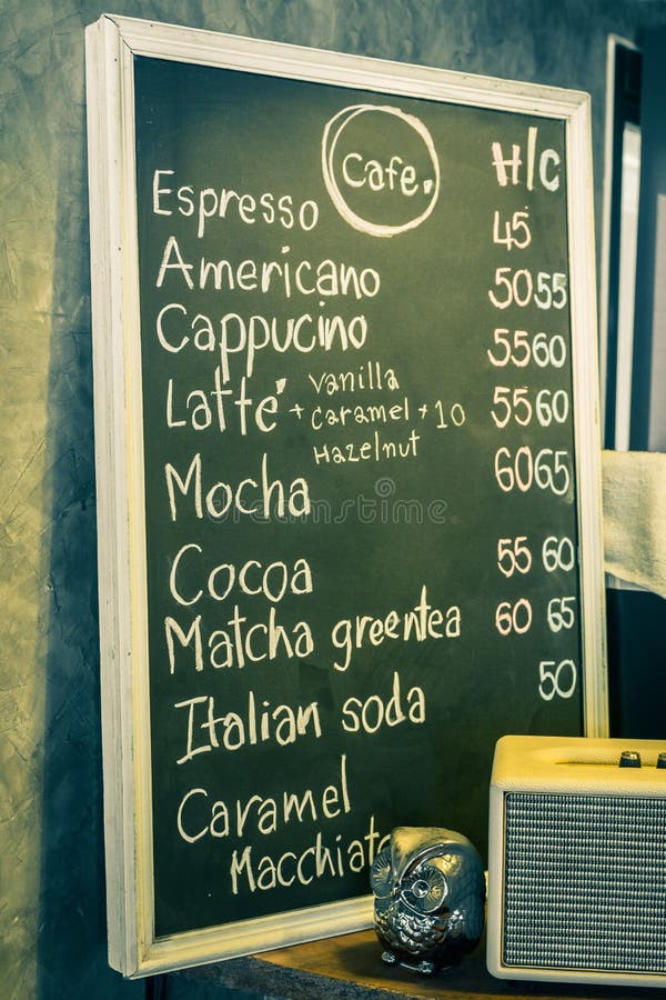 Menu vuoto del ristorante immagine stock. Immagine di italia - 25789493